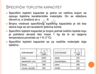 7 kolicina toplote i unutrasnja energija | PPTX