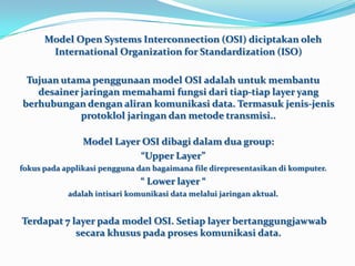 7 lapisan osi | PPTX