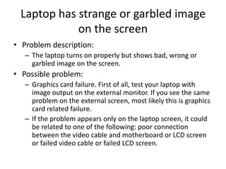 7 laptop repair | PPTX | Laptops | Computing