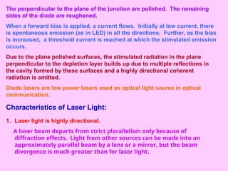 Properties of LASER and characteristics.ppt