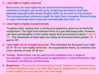 Properties of LASER and characteristics.ppt