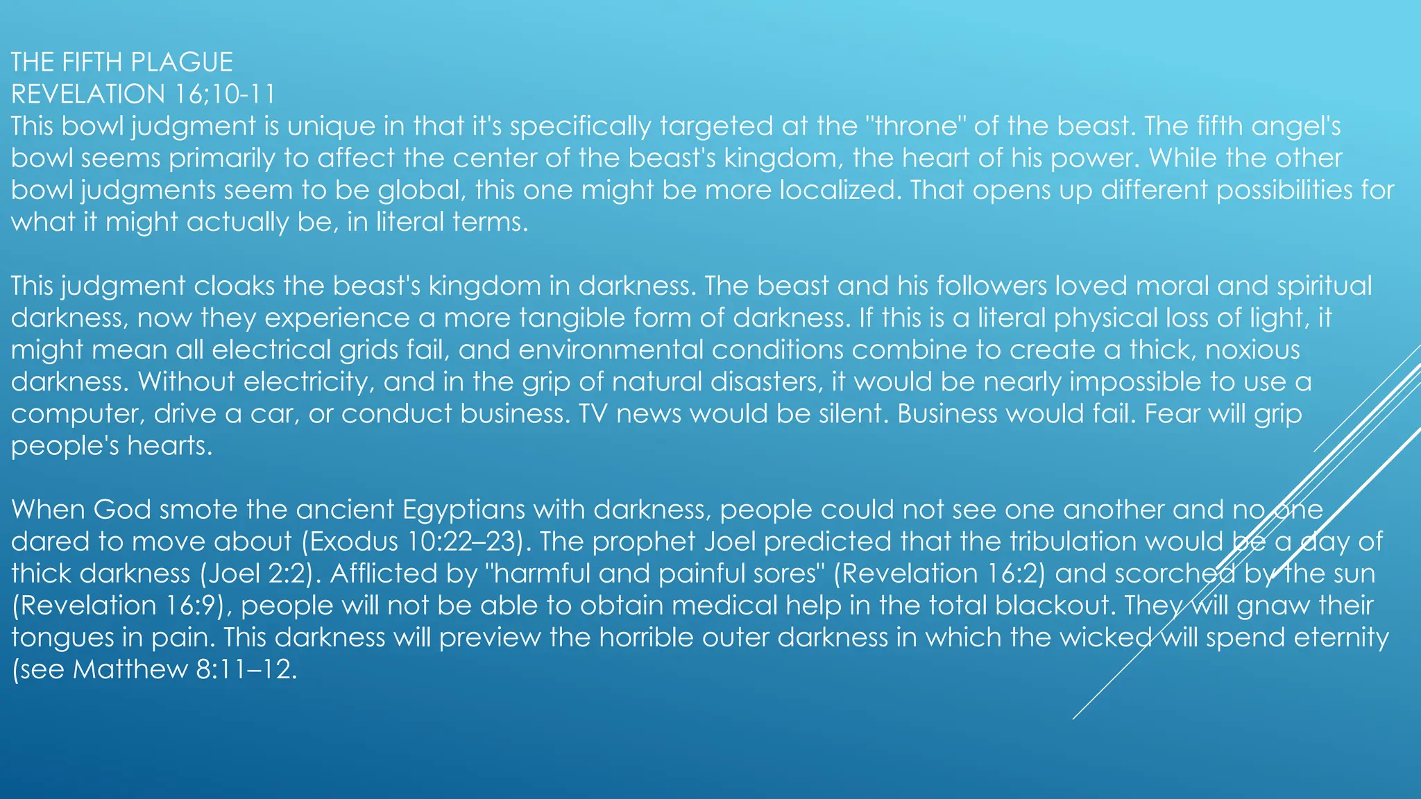 7 LAST PLAGUES power point presentation . | PPTX