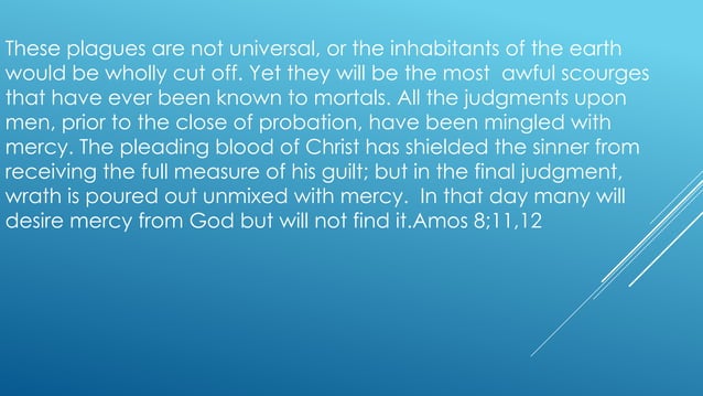 7 LAST PLAGUES power point presentation . | PPTX