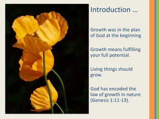 7 laws of growth | PPTX