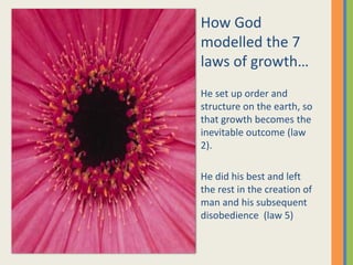 7 laws of growth | PPT