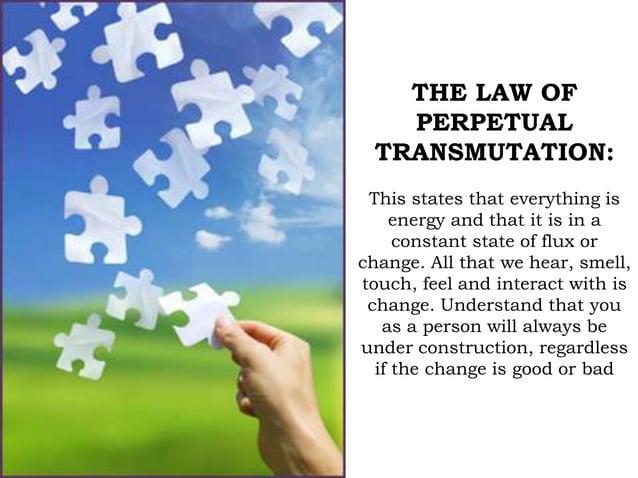 7 laws of universe | PPTX