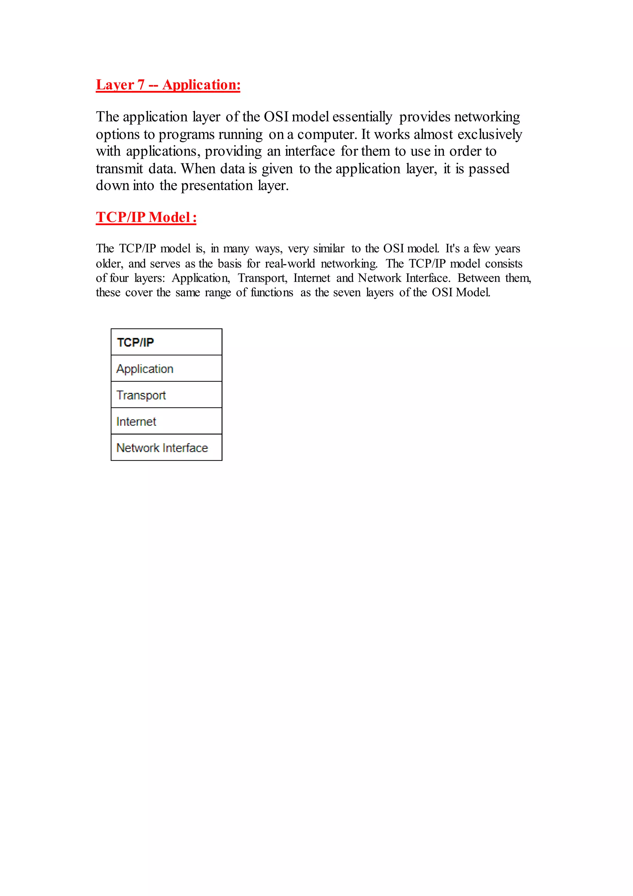 7 layer OSI model | PDF