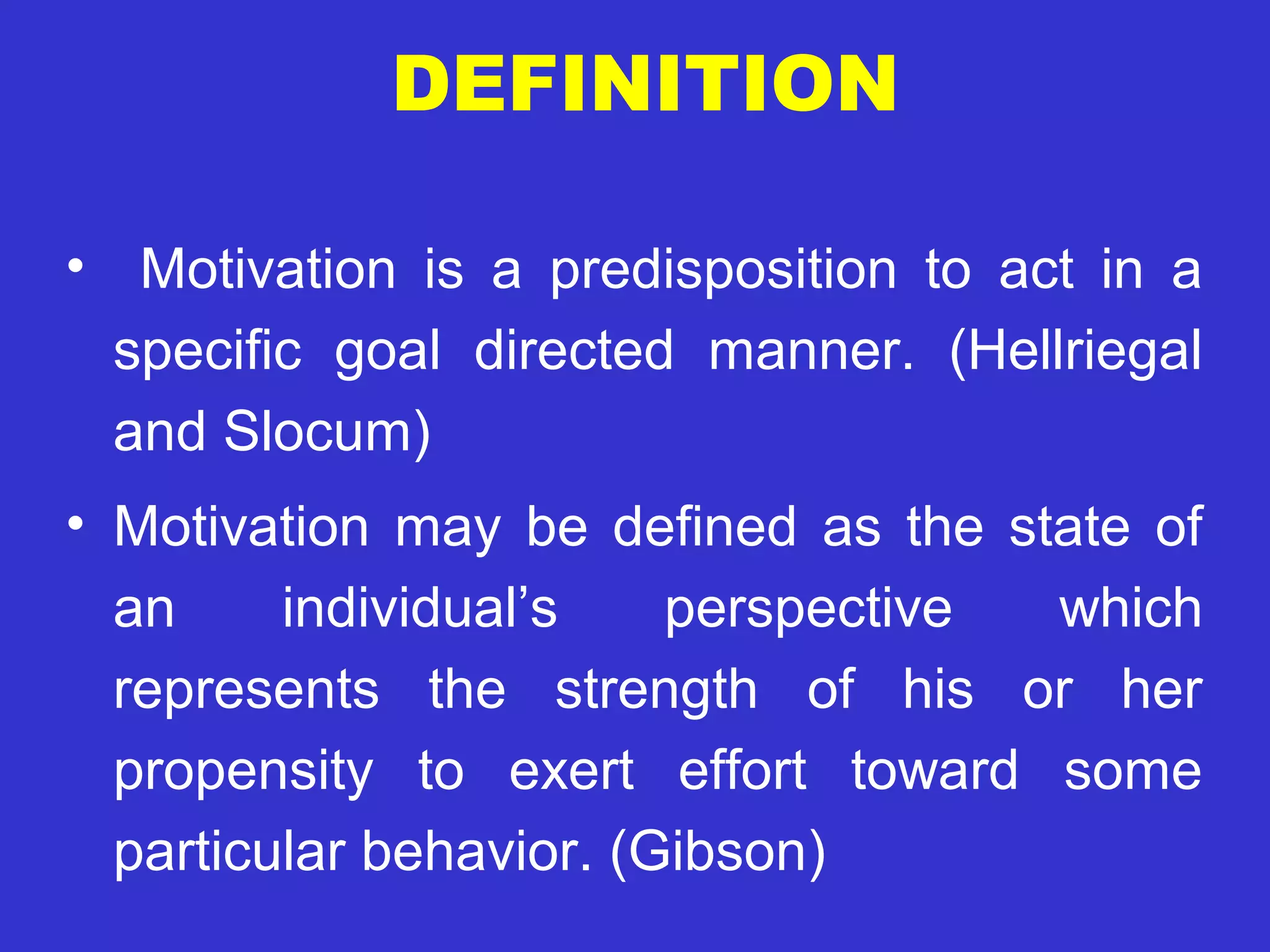 Motivation approach,processes and theories | PPT