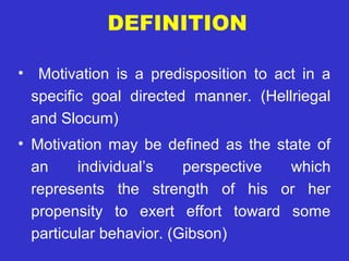 Motivation approach,processes and theories | PPT