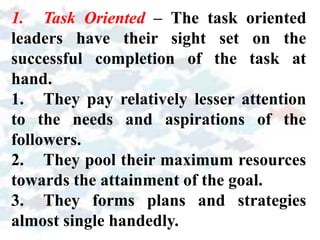 7 leadership types ii by Bales 1950 | PPT