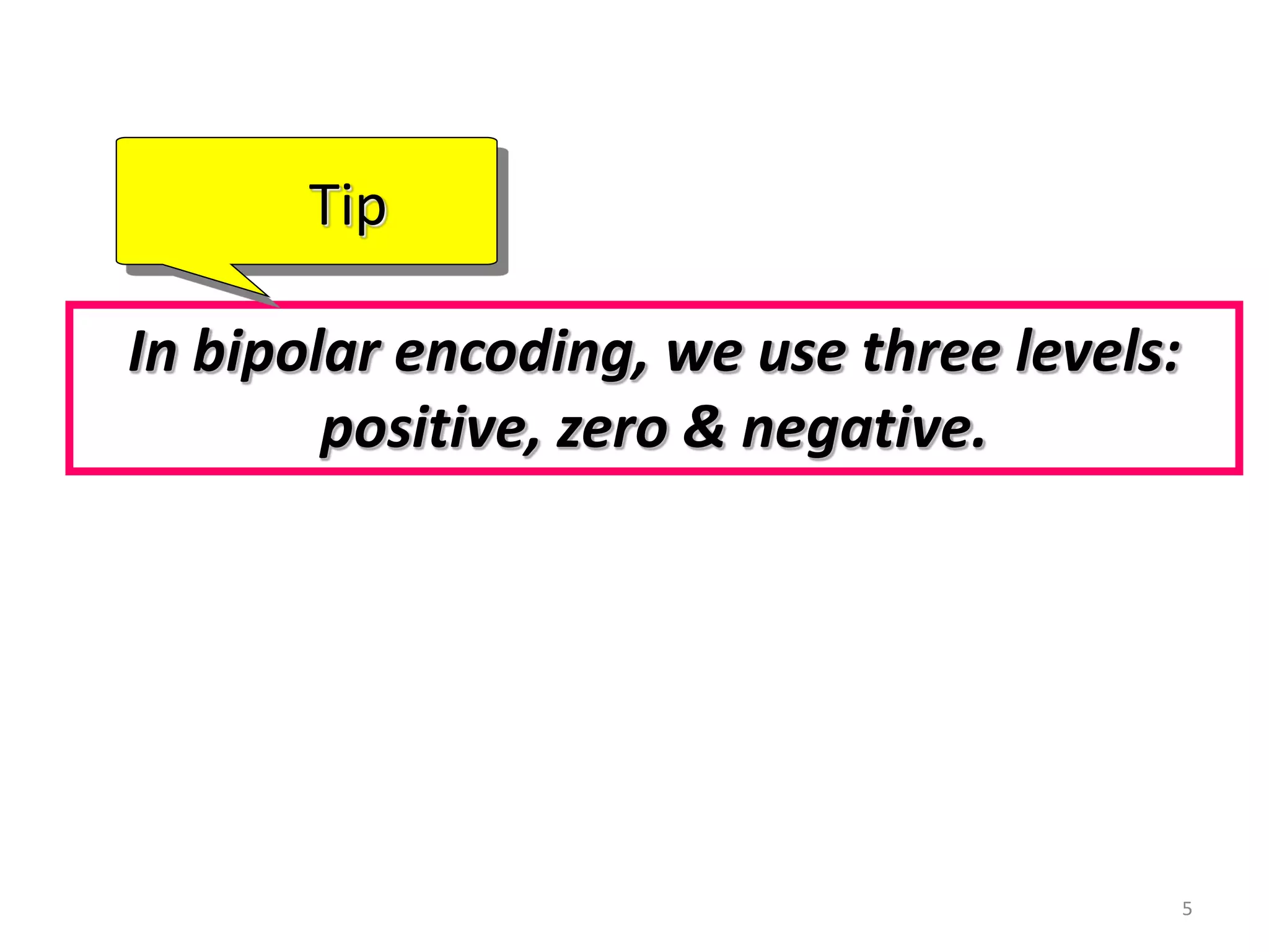 Data Communication & Computer network: Bipolar codes | PDF