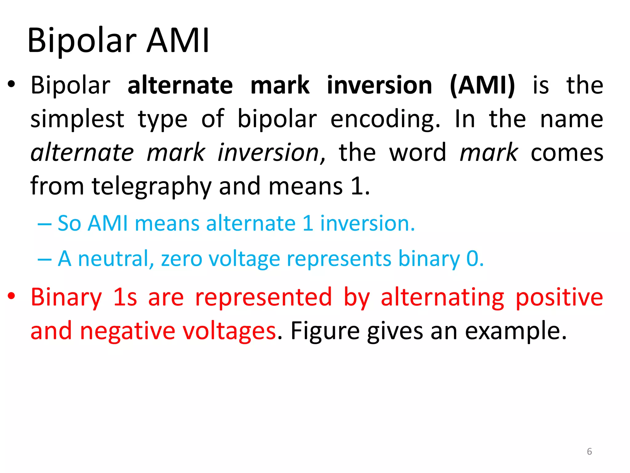 Data Communication & Computer network: Bipolar codes | PDF