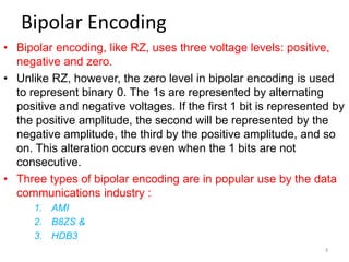 Data Communication & Computer network: Bipolar codes | PDF | Programming Languages | Computing
