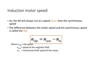 ems lecture induction motors | PPT