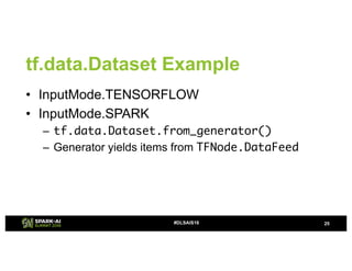 TensorFlowOnSpark Enhanced: Scala, Pipelines, and Beyond with Lee Yang and Andy Feng | PPT