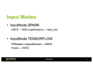 TensorFlowOnSpark Enhanced: Scala, Pipelines, and Beyond with Lee Yang and Andy Feng | PPT