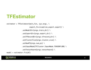 TensorFlowOnSpark Enhanced: Scala, Pipelines, and Beyond with Lee Yang and Andy Feng | PPT