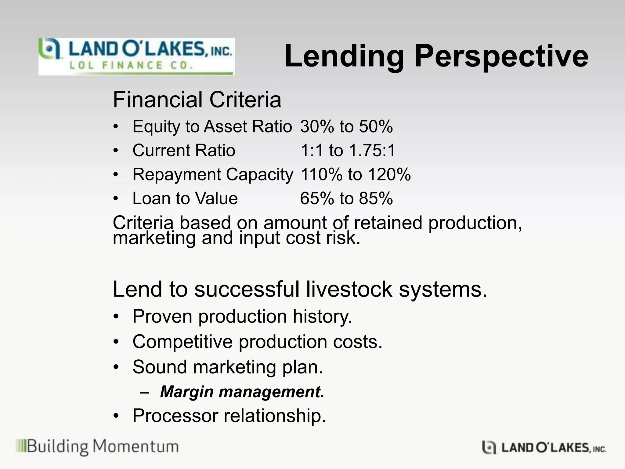 Lender Panel Discussion | PPT