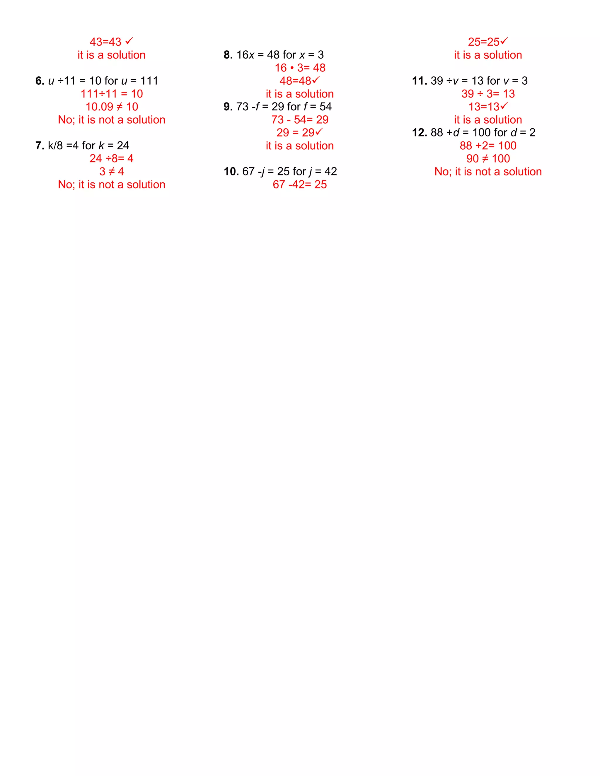 7 lesson 2 3 equations and solution | PDF