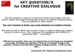 7 SEVEN "7 levels of DIAMOND LEADERSHIP INQUIRY | PPT