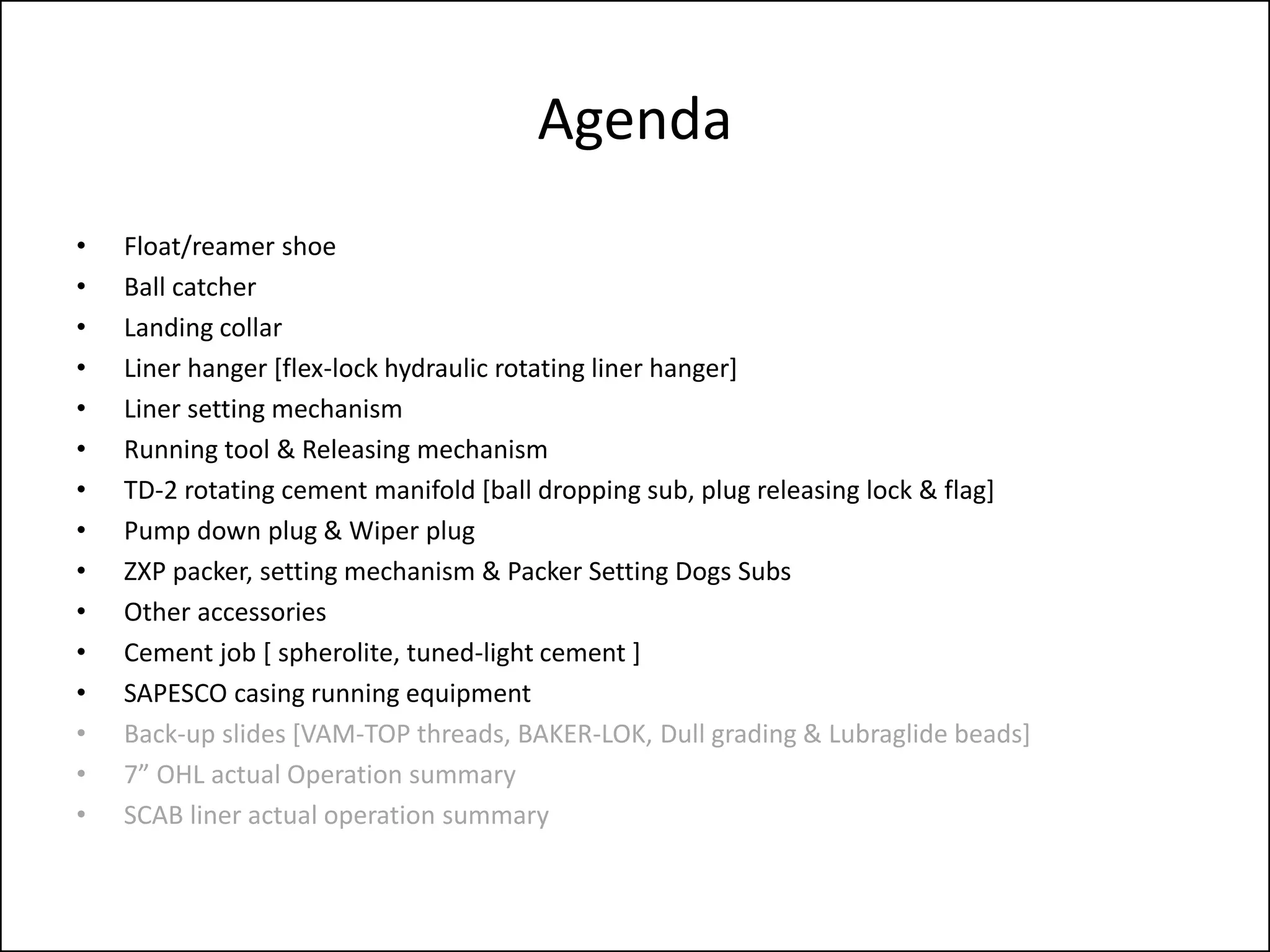 7'' liner running and cementing | PDF