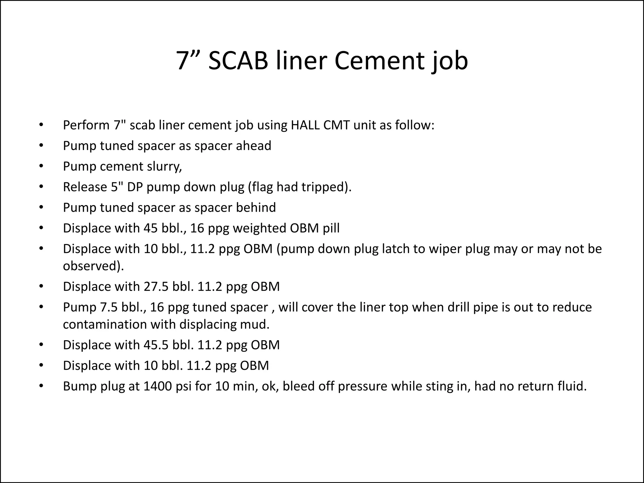 7'' liner running and cementing | PDF