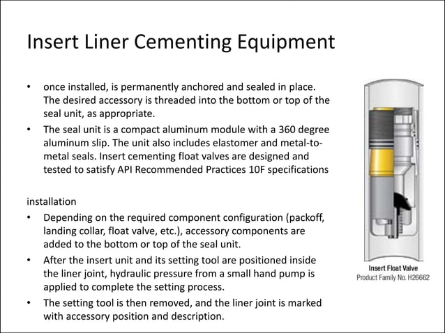 7'' liner running and cementing | PDF