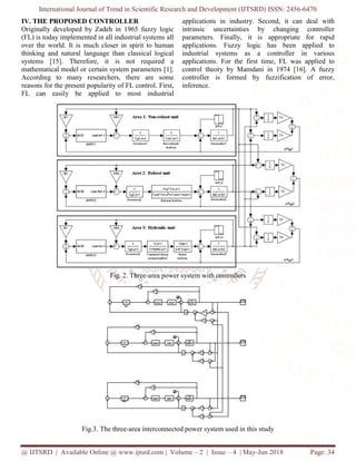 Load Frequency Control in Three Area Power System using Fuzzy Logic Controller | PDF