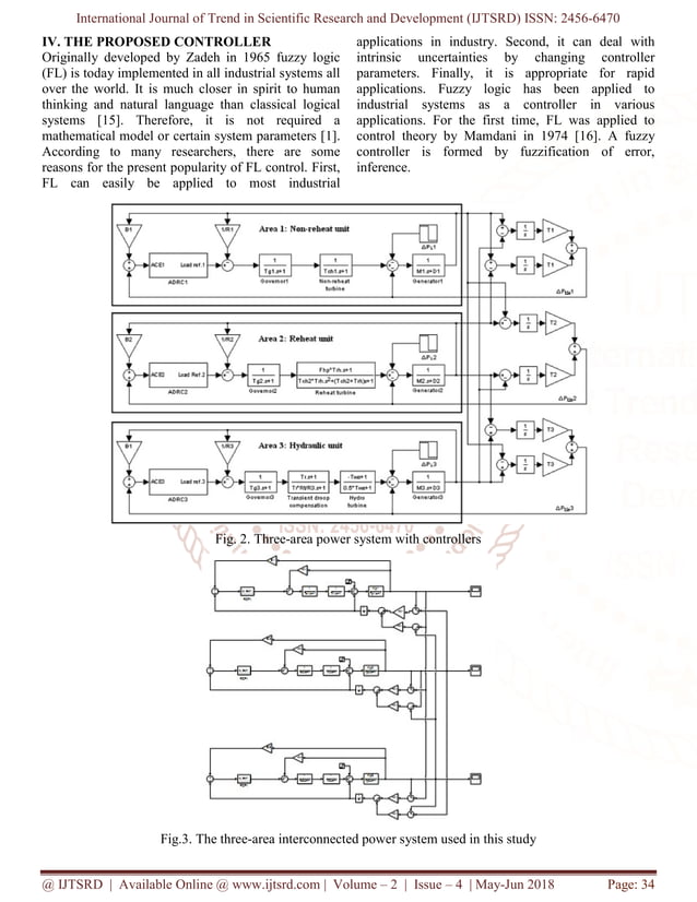 Load Frequency Control in Three Area Power System using Fuzzy Logic Controller | PDF