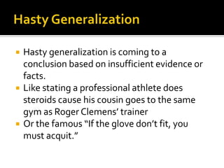 7 Logical Fallacies | PPTX