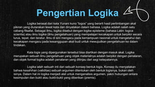 Logika | PPTX