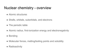 Nuclear chemistry | PPT