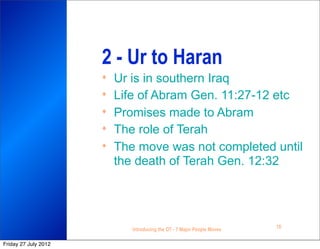 7 major Old Testament moves | PDF