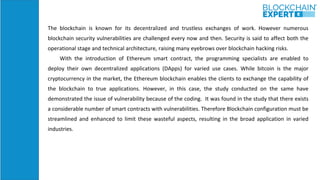 7 major problems in blockchain | PPTX