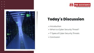 7 Major Types of Cyber Security Threats.pdf