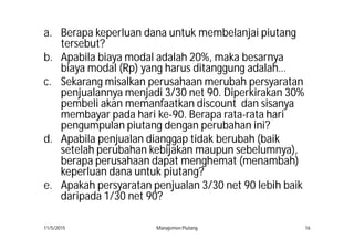 7 manajemen piutang | PDF