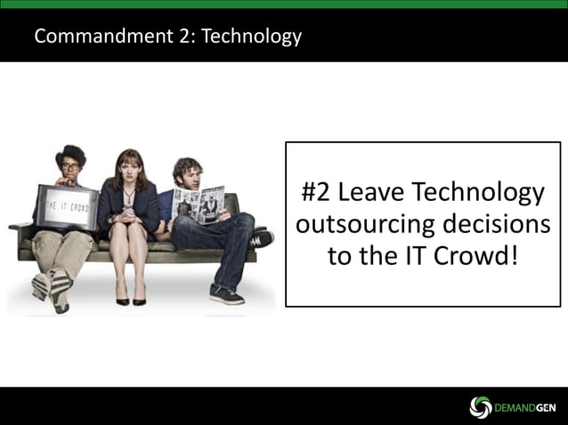 The 4 Commandments of Marketing Operations Outsourcing | PPT
