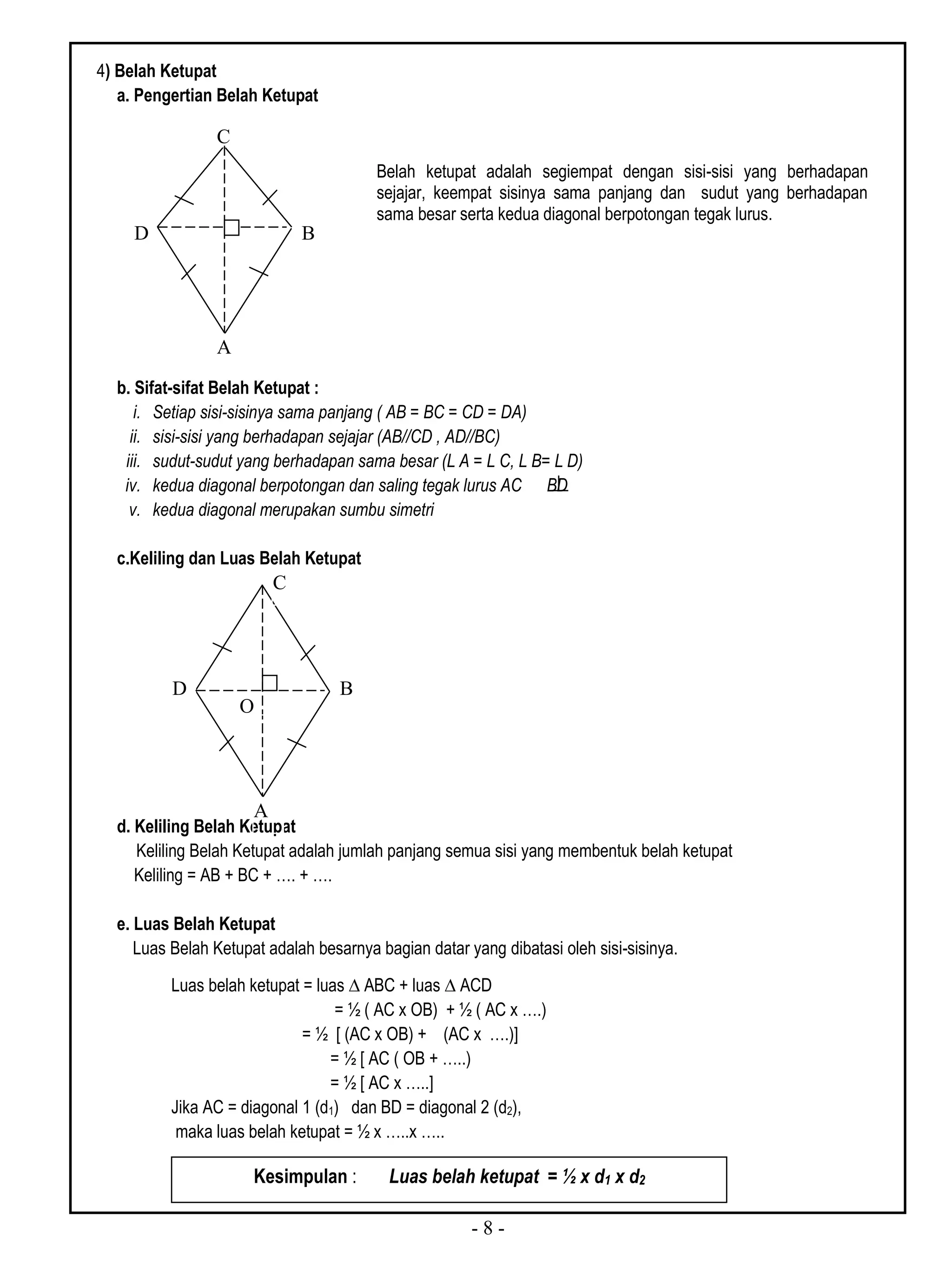 7materi segitiga dan segi empat dikonversi | PDF