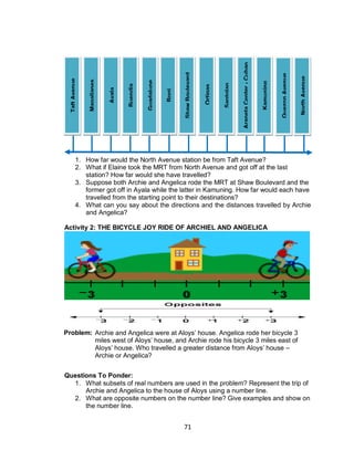 Grade 7 Learning Module in Math (Quarter 1 to 4) | PDF