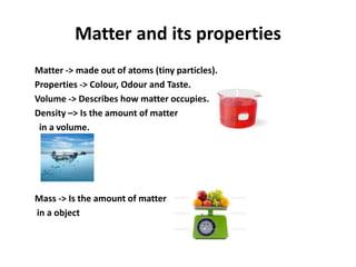 7 Matter and Forces | PPT