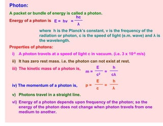 7m dual nature_of_matter__radiation | PPT