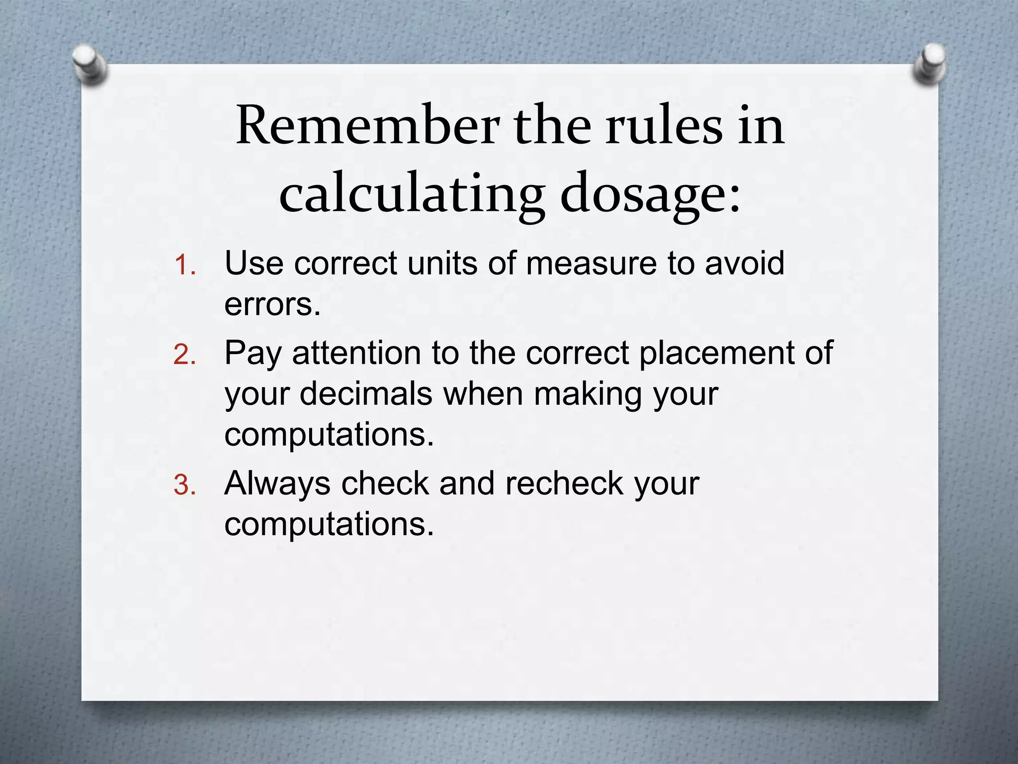 7 measurements and calculations | PPTX