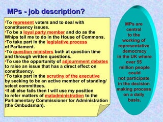 7 members of parliament | PPT