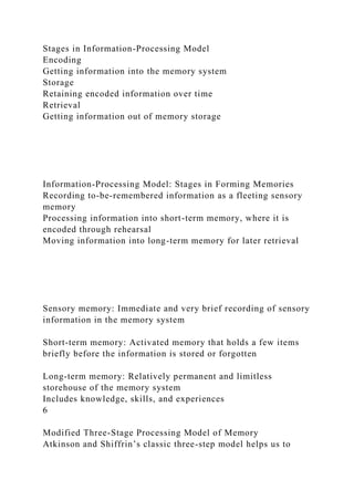 7MemoryRevised by Pauline Davey Zeece, University of N.docx