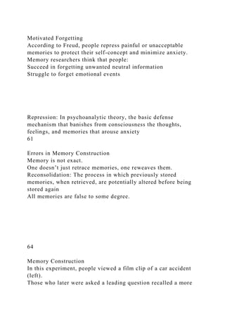 7MemoryRevised by Pauline Davey Zeece, University of N.docx