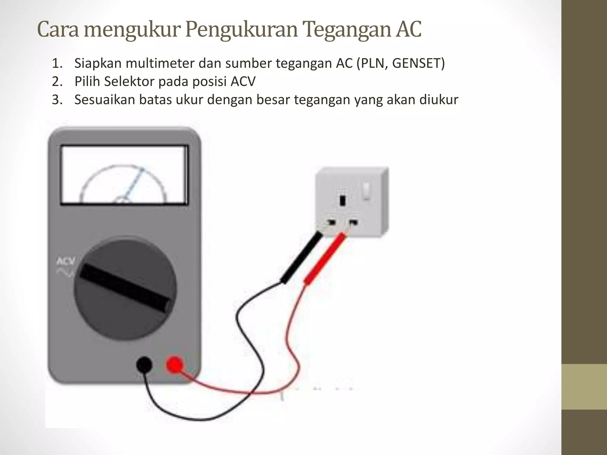 7 menggunakan alat ukur multimeter | PPTX