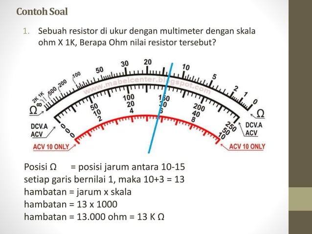 7 menggunakan alat ukur multimeter | PPTX