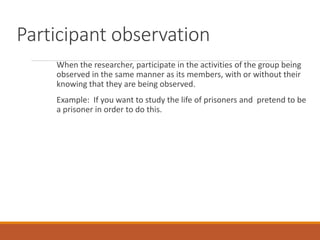 Methods of Data Collection | PPT