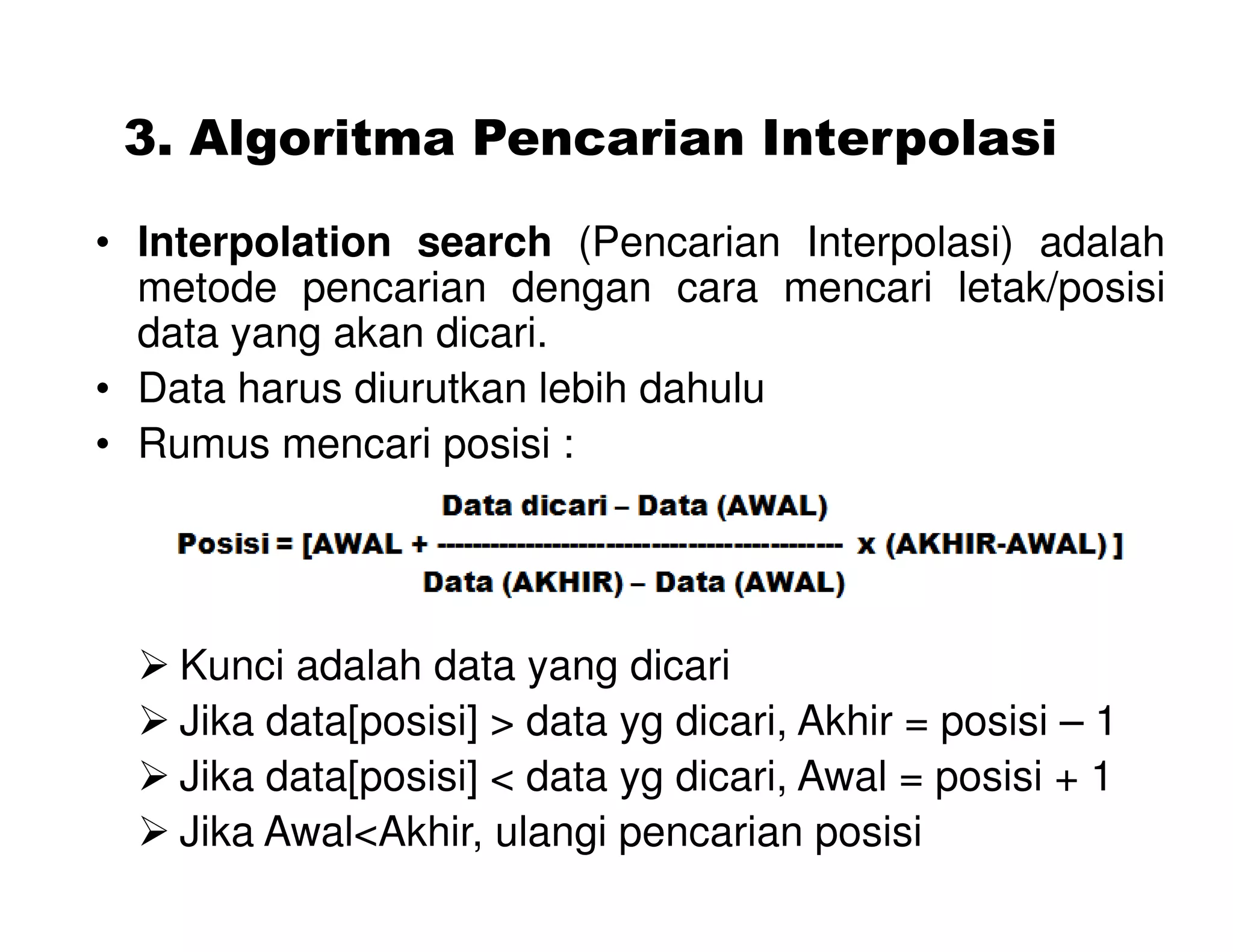 7 Metode Pencarian Data Array | PDF