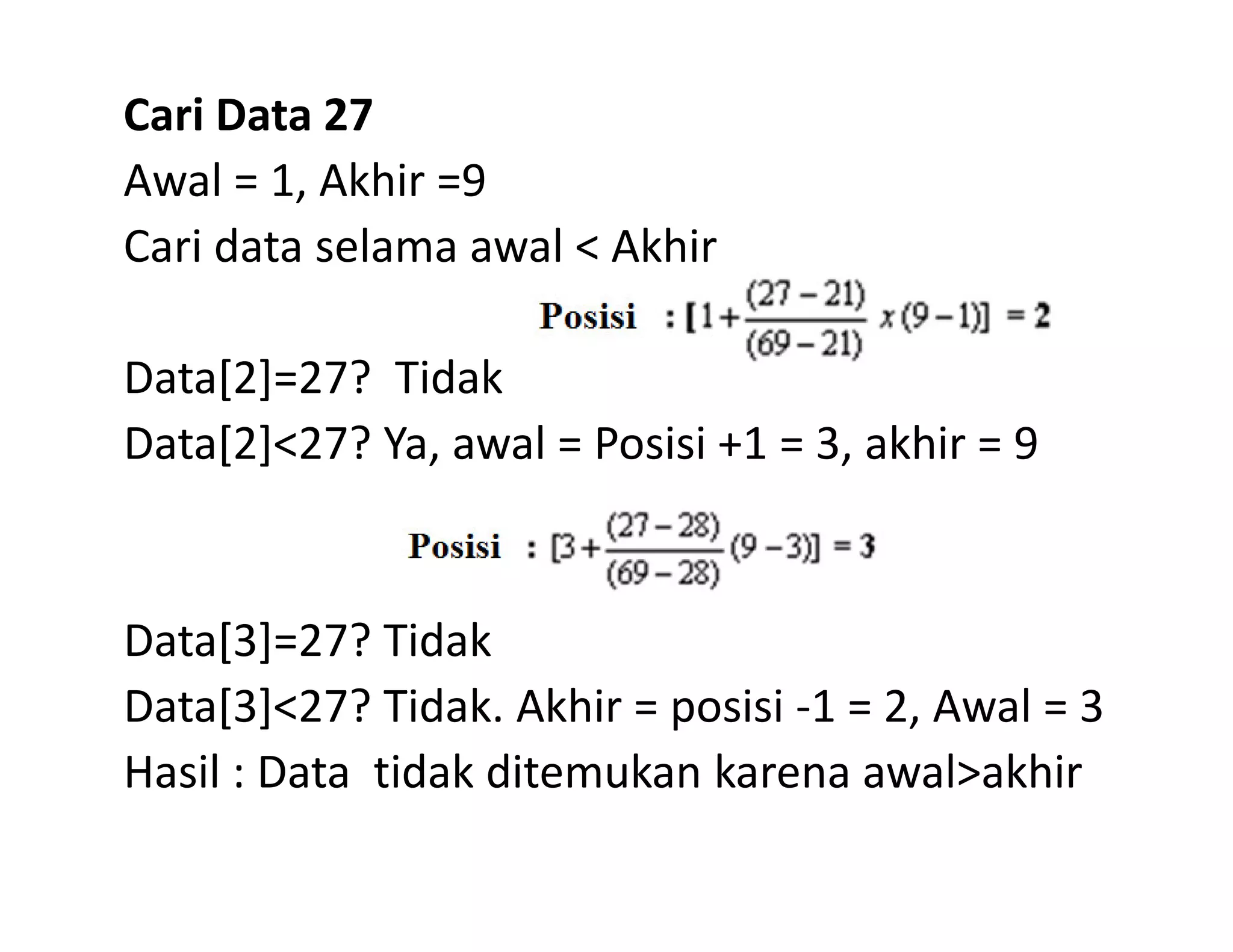 7 Metode Pencarian Data Array | PDF